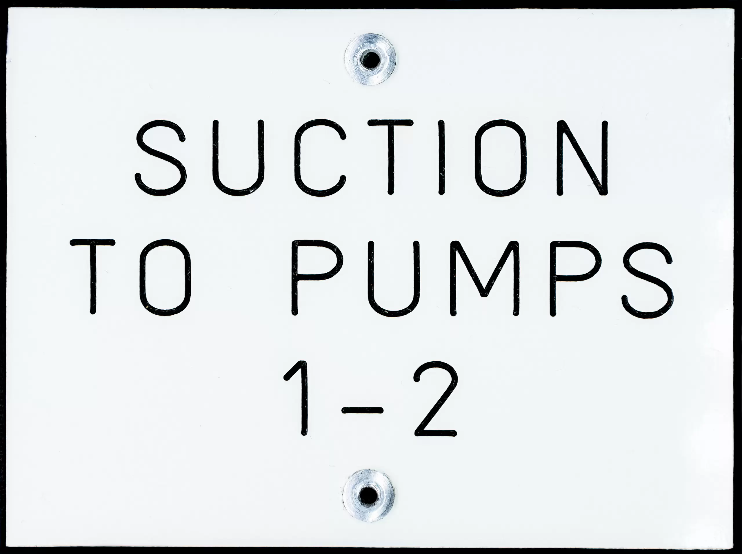 Pump and Tank Labels