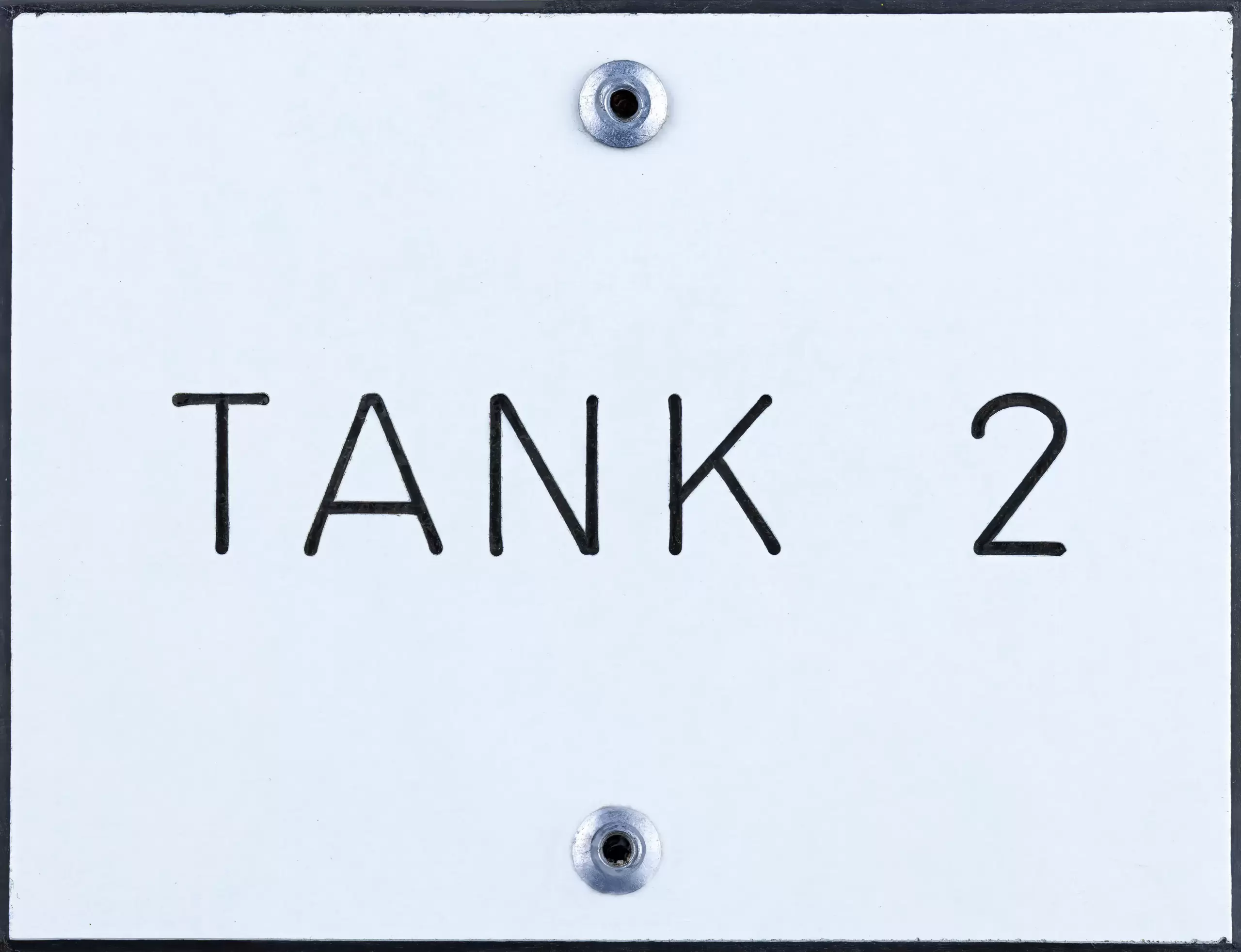 Tank label