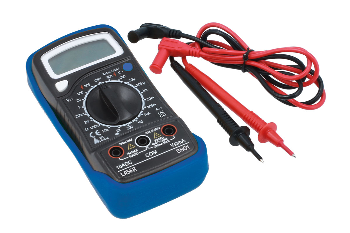 Laser - 8801 - Digital Multimeter CAT III - 600V | 5018341088019