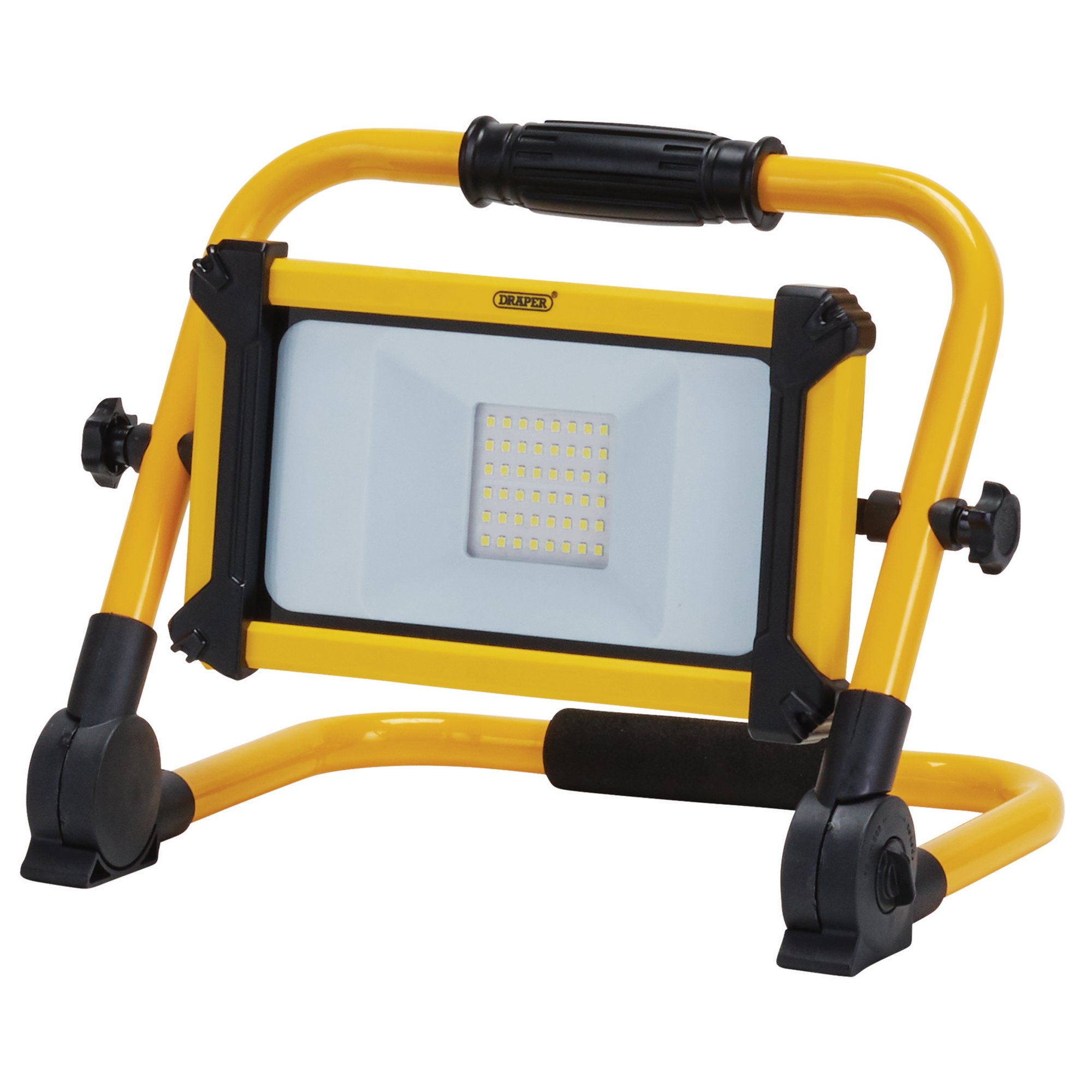 Draper 03185 230V SMD LED Rechargeable Folding Site Light...