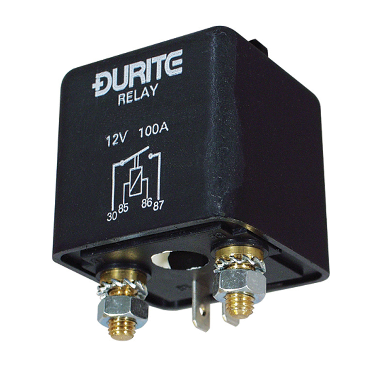 Durite Relay Heavy Duty Make/Break 120 amp 12 volt bx1