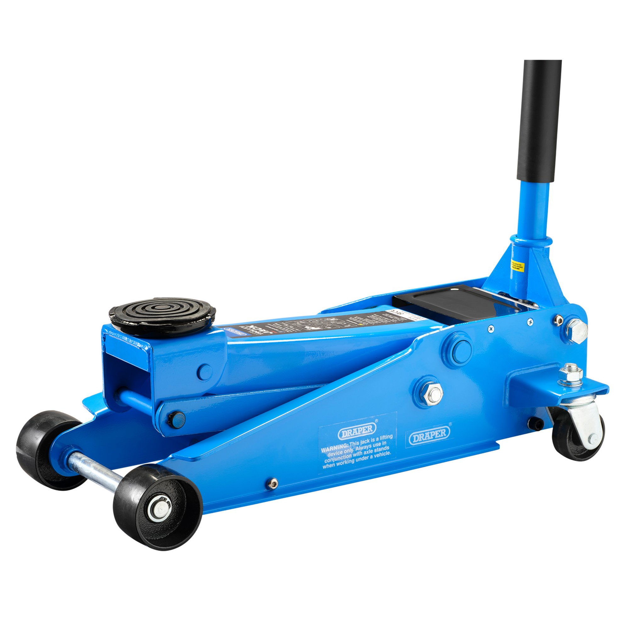 Draper 16407 Heavy Duty Trolley Jack with Twin Pistons, 3 Tonne | TJ3HD ...