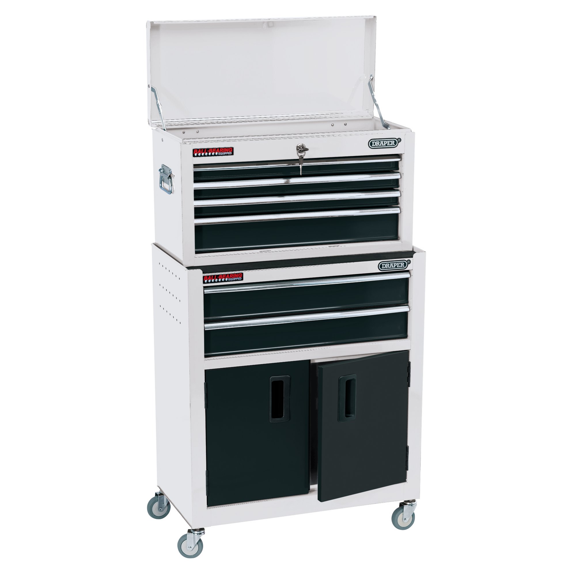 Draper COMBI ROLLER CAB & CHEST WHITE – 19576