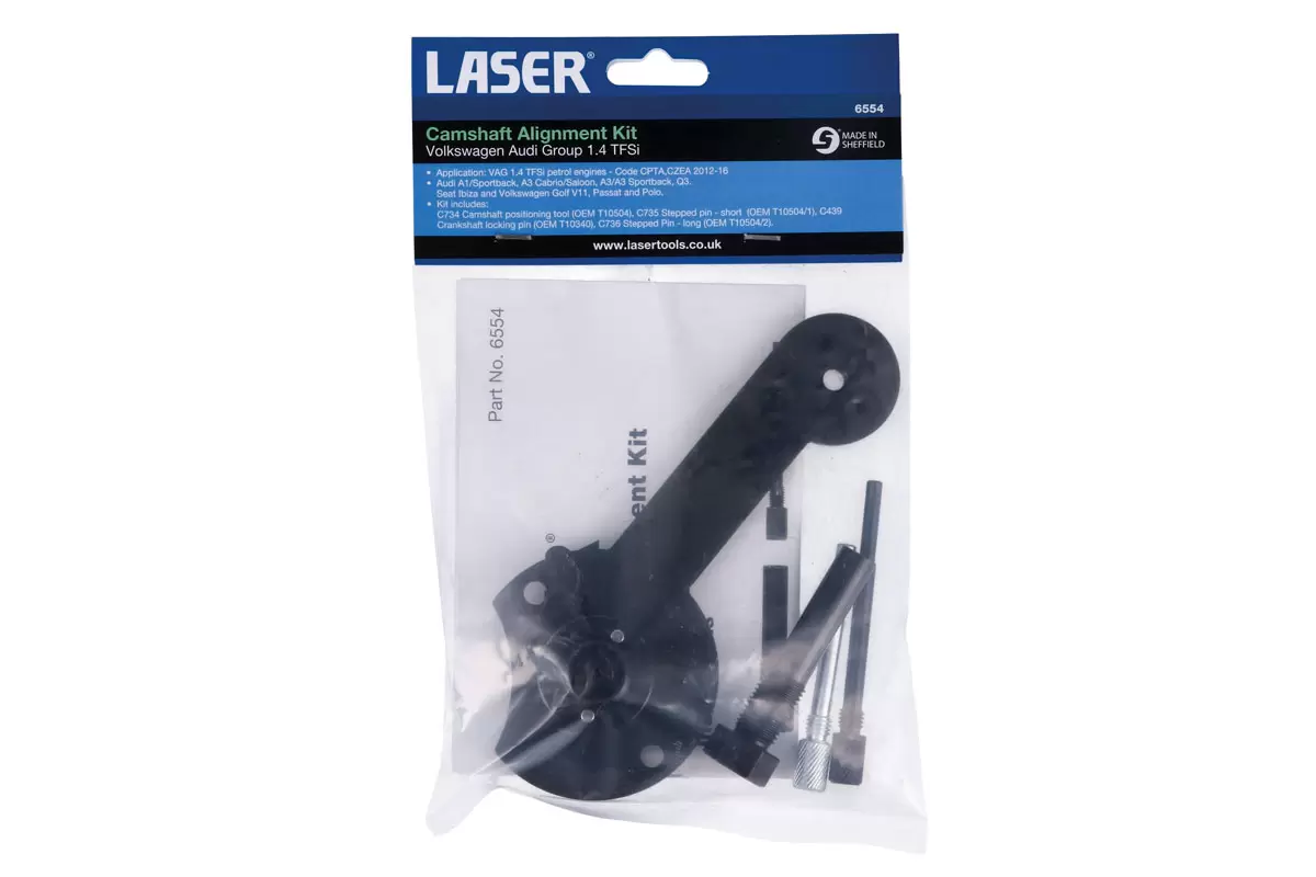 Laser Camshaft Alignment Kit - for VAG 1.4 TFSI | Part No. 6554