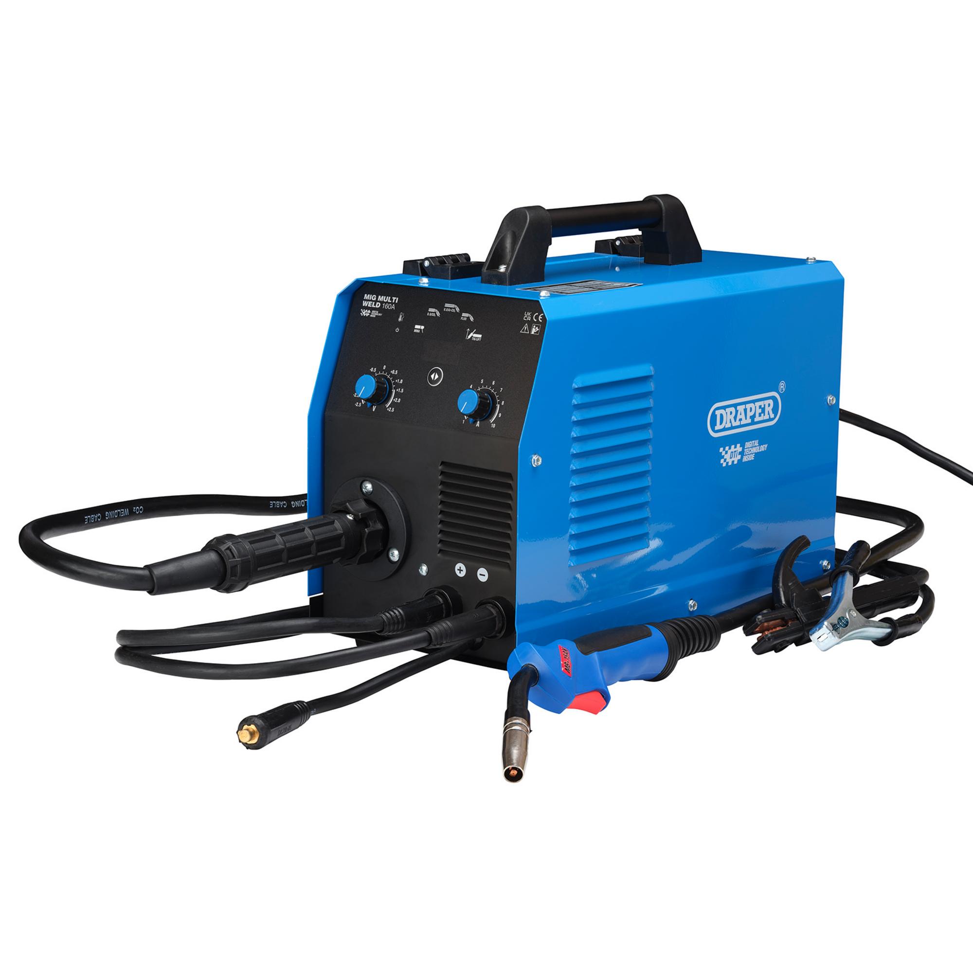 Draper Tools - 70047 - Gas/Gasless MIG Inverter Multi-Welder Dti, 160A ...
