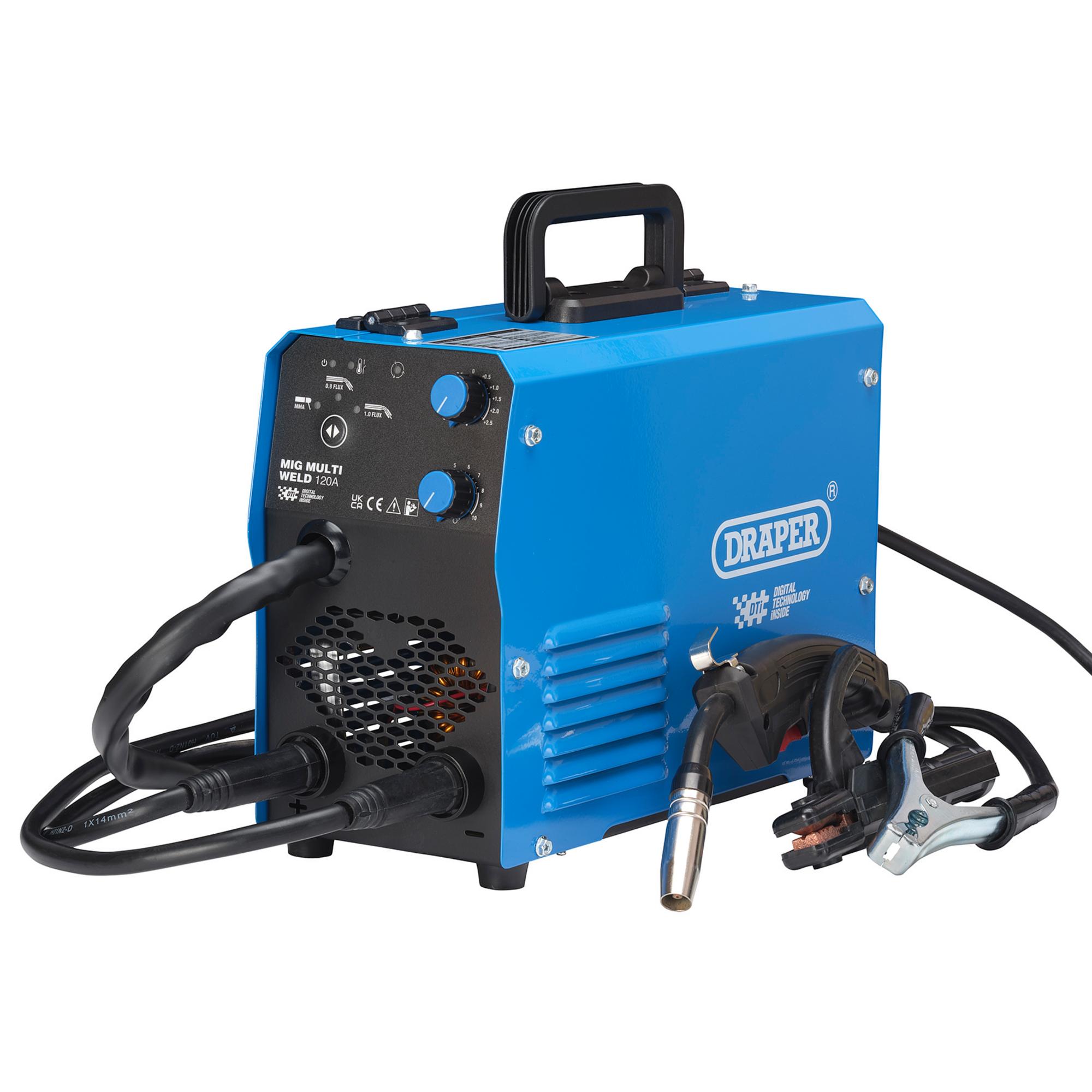 Draper Tools - 70049 - Gasless MIG Inverter Multi-Welder Dti, 120A ...
