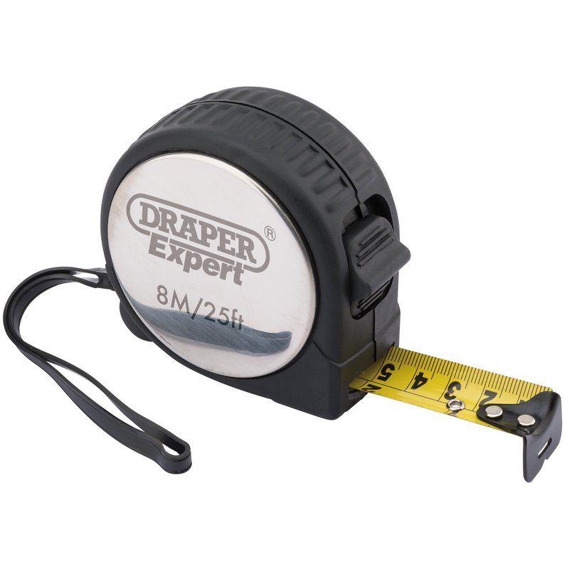 Draper 82809 Draper Expert Measuring Tape, 8m/26ft x 25mm | EMTOTT ...