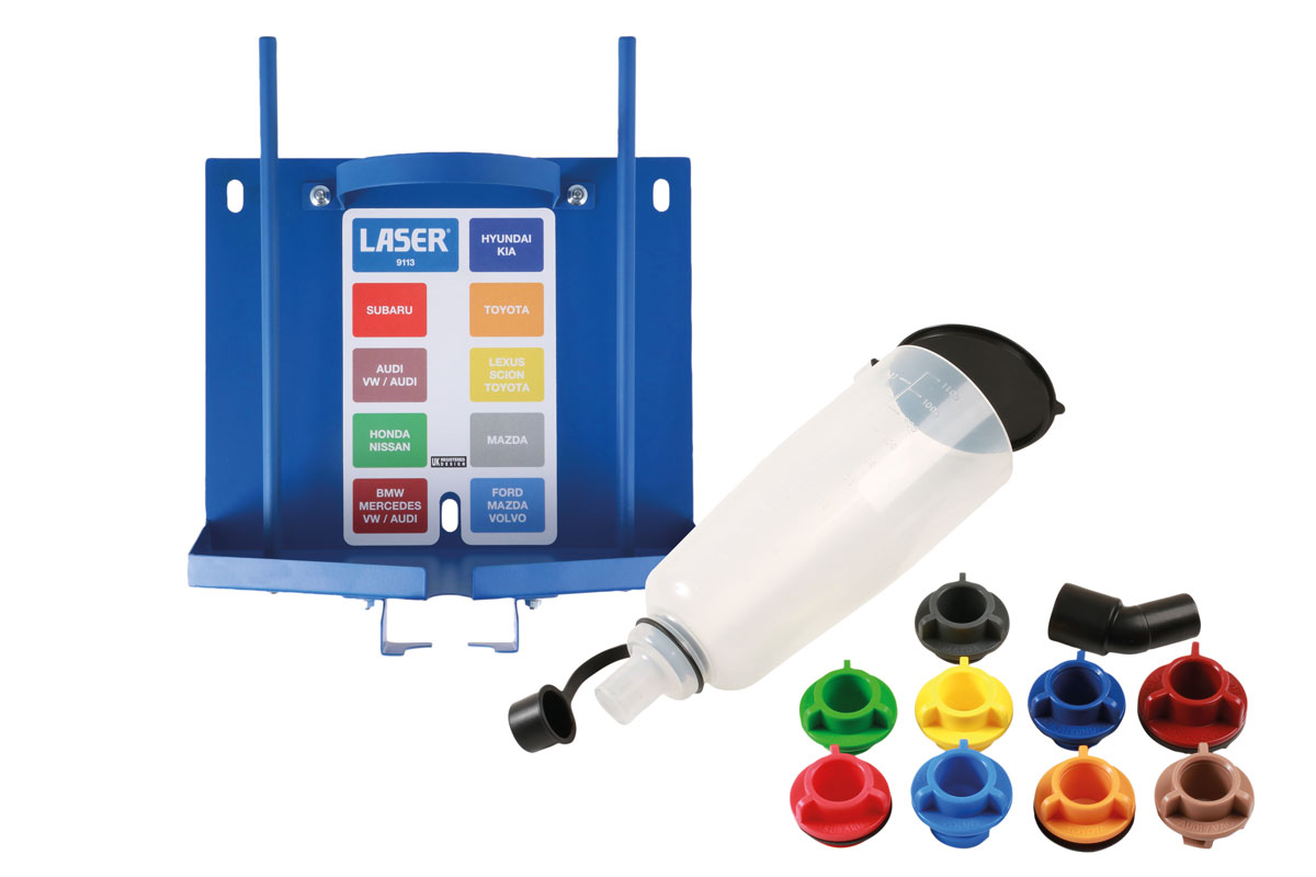Laser Oil Funnel Kit with Drain Storage Station 9120