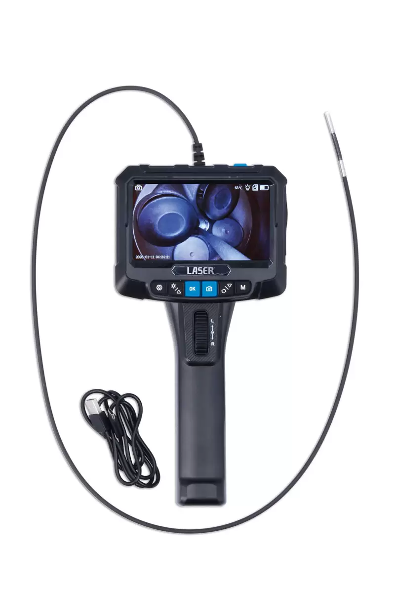 Laser Portable Endoscope Camera - 5" Screen with 360Â° Swivel Lens ...