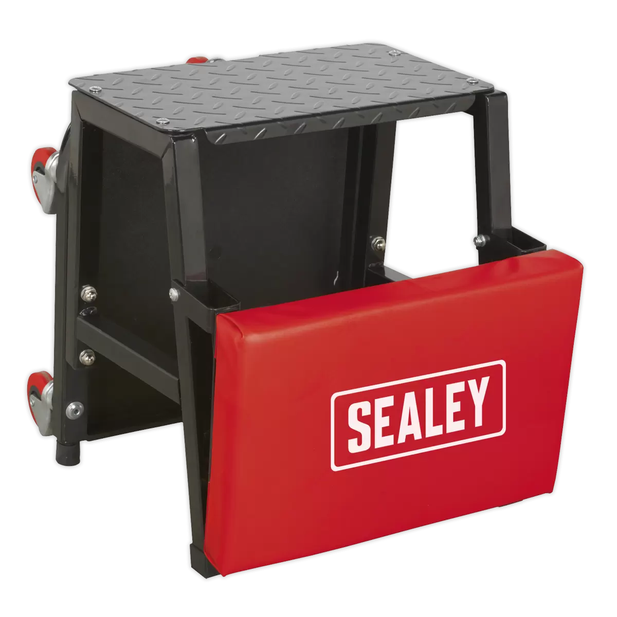 Sealey SCR16 Mechanic's Utility Seat & Step Stool | WorkshopPing