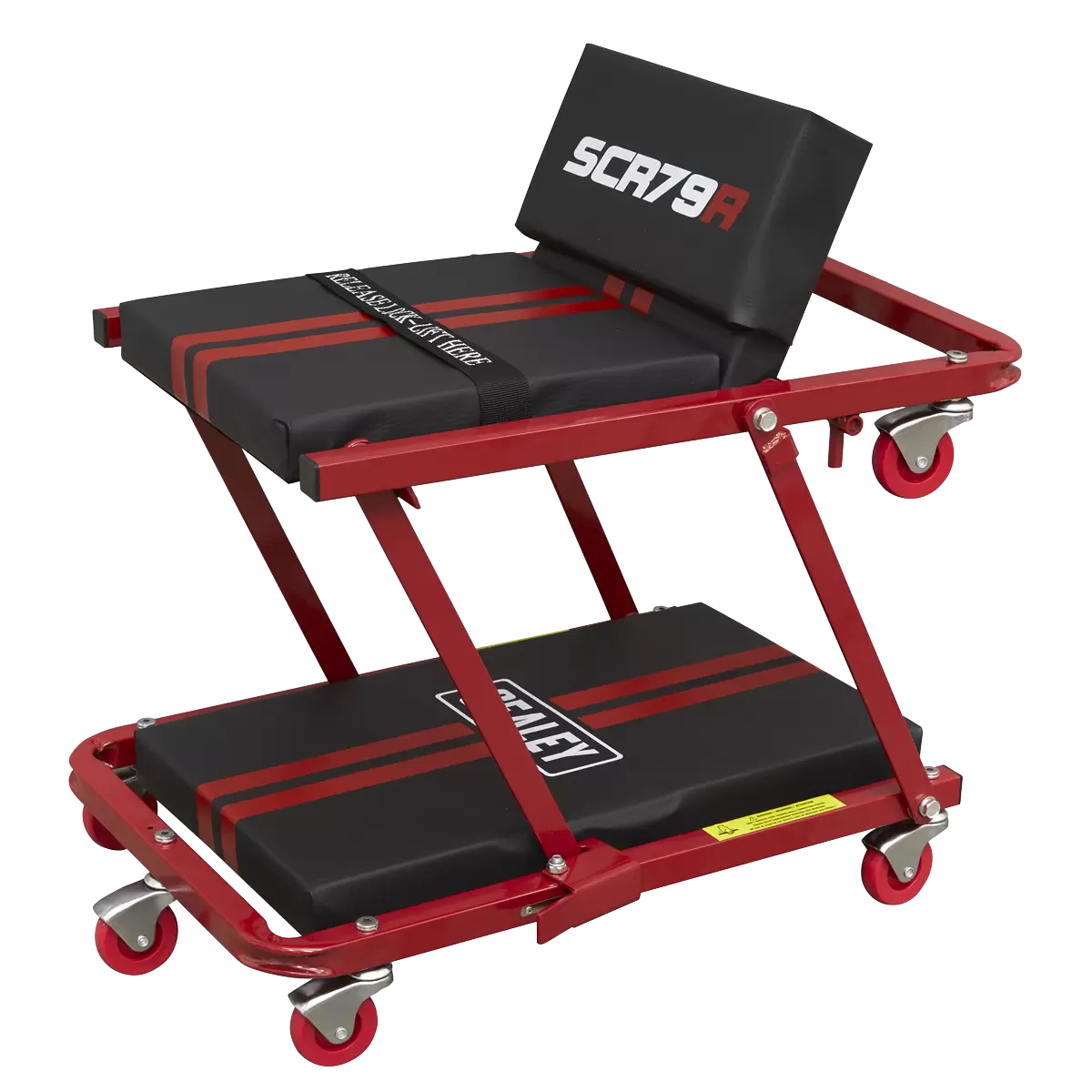 Sealey SCR79 Steel Creeper/Seat with | WorkshopPing