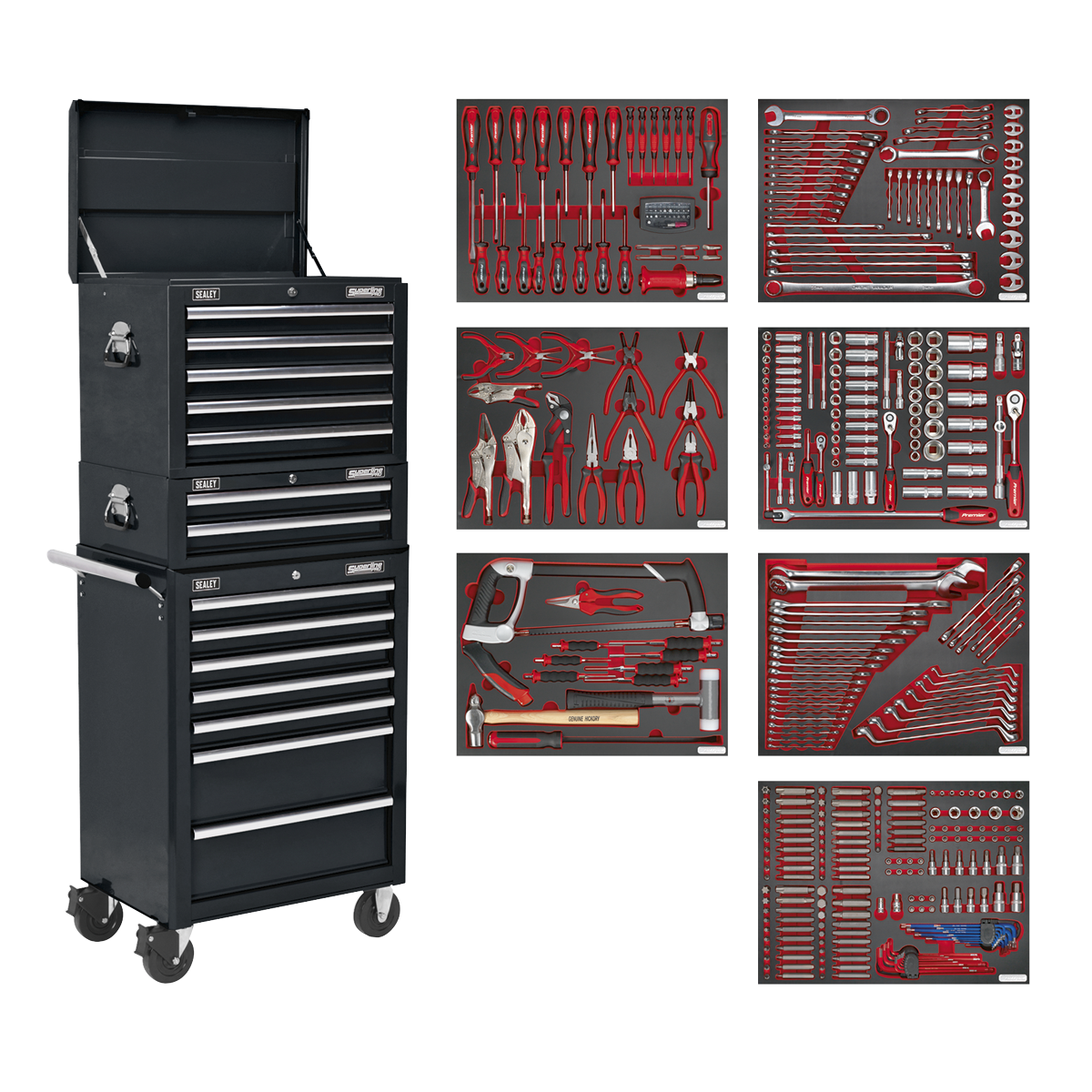 Sealey TBTPCOMBO2 Superline PRO® Tool Chest Combination | WorkshopPing