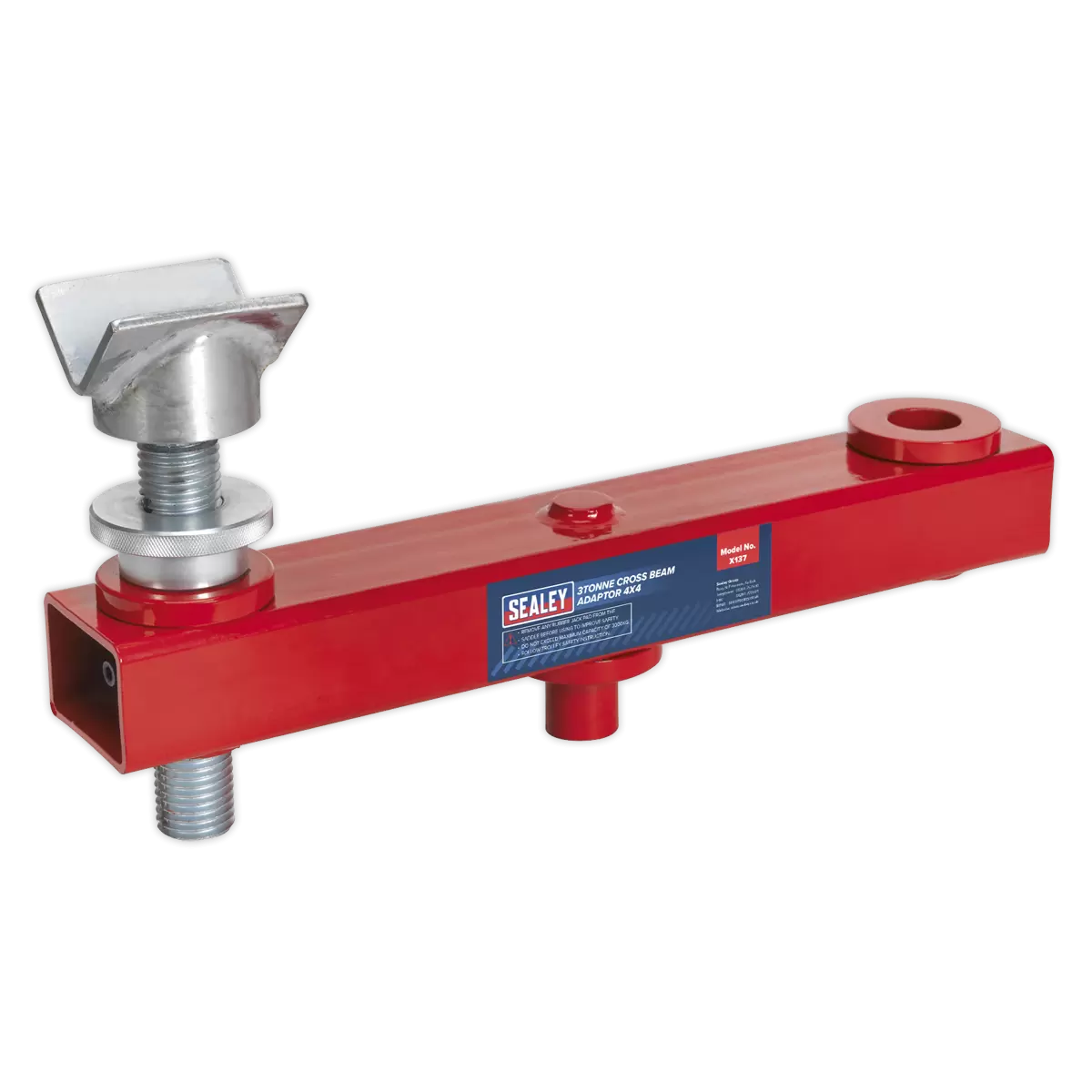Sealey - X137 - Cross Beam 4x4 Adaptor 3 Tonne | 5051747743977